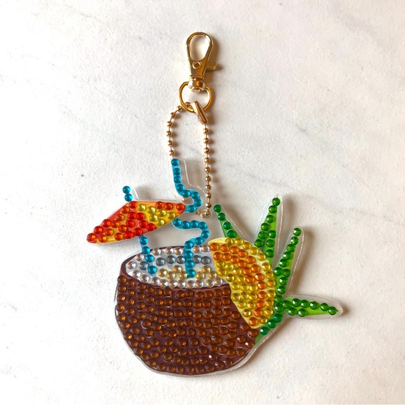 Handmade | Accessories | Coconut Keychain | Poshmark
